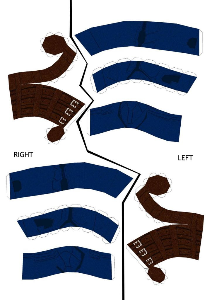 Paper models Paper model: Captain America free & printable for kids and ...