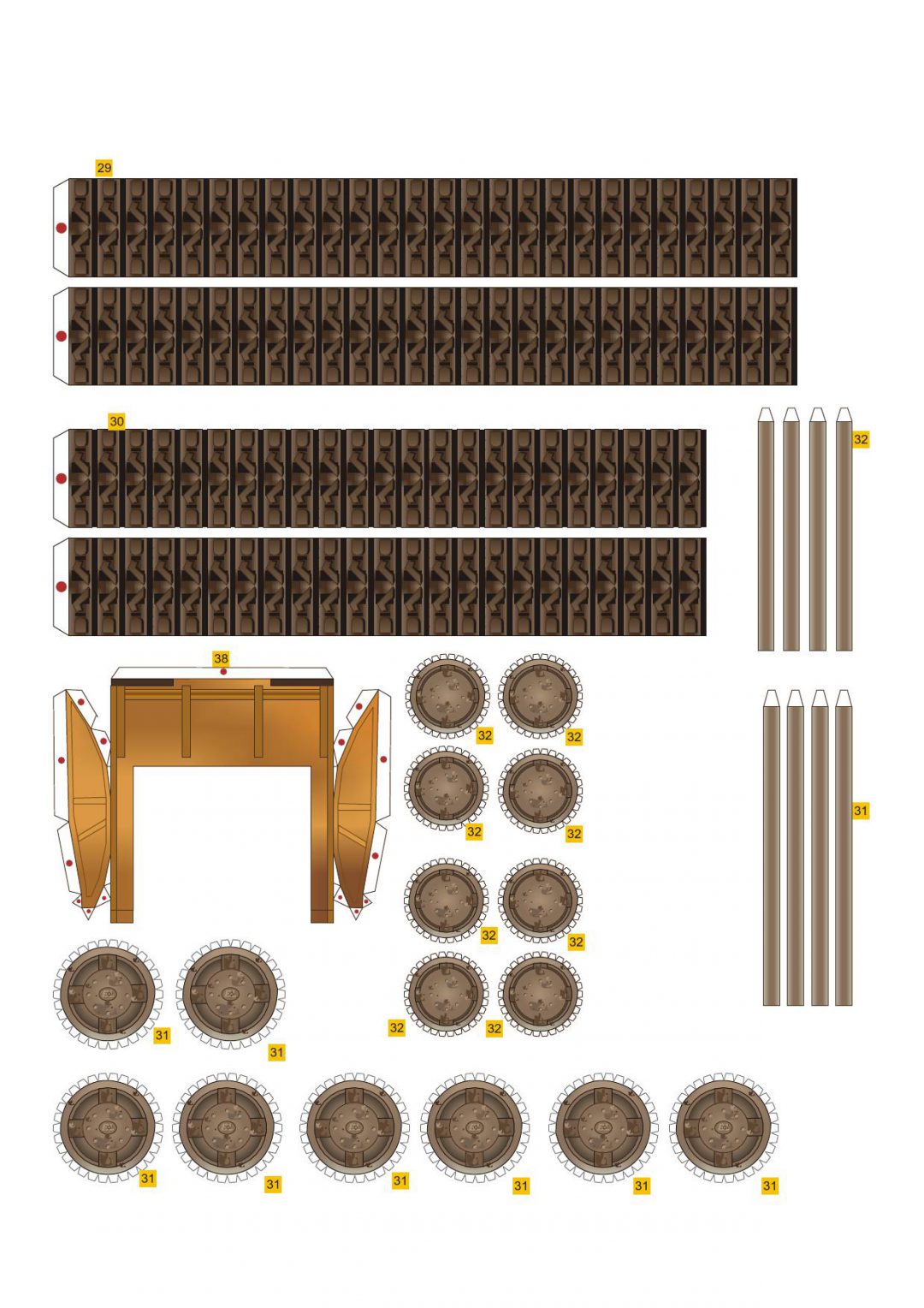 Paper model: Wall-e free & printable for kids and adults Downloadable ...