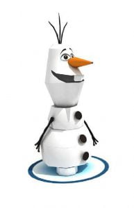 Paper model: Olaf free & printable for kids and adults Downloadable PDF ...