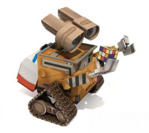 Paper model: Wall-e free & printable for kids and adults Downloadable ...